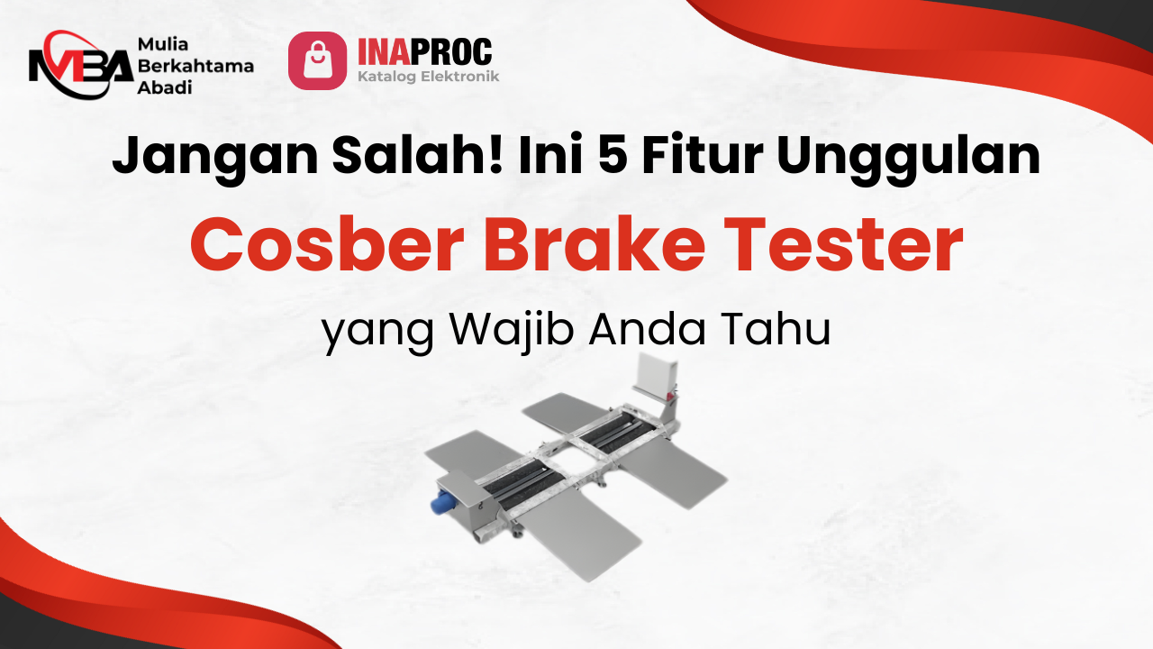 Cosber Brake Tester: 5 Fitur Unggulan Wajib Tahu
